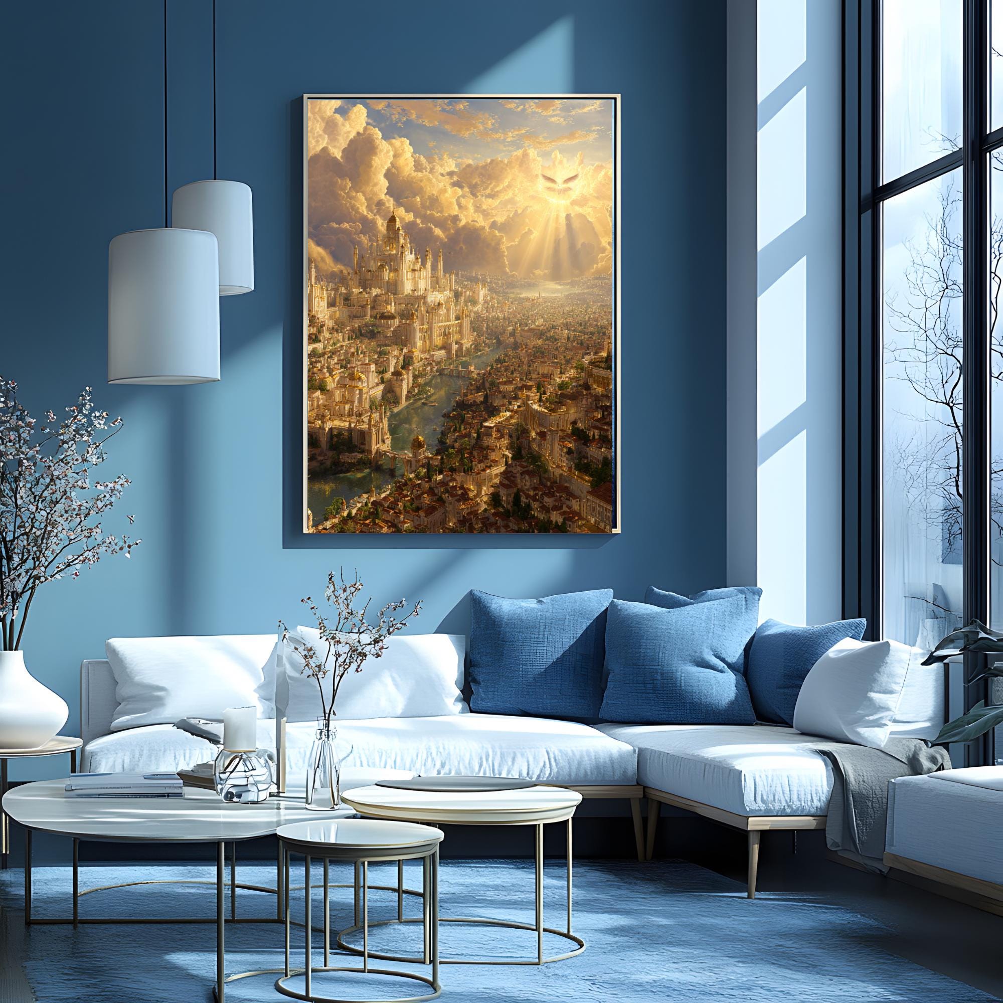 New Heaven and Earth Christian Wall Art: Revelation Vision (digital ...