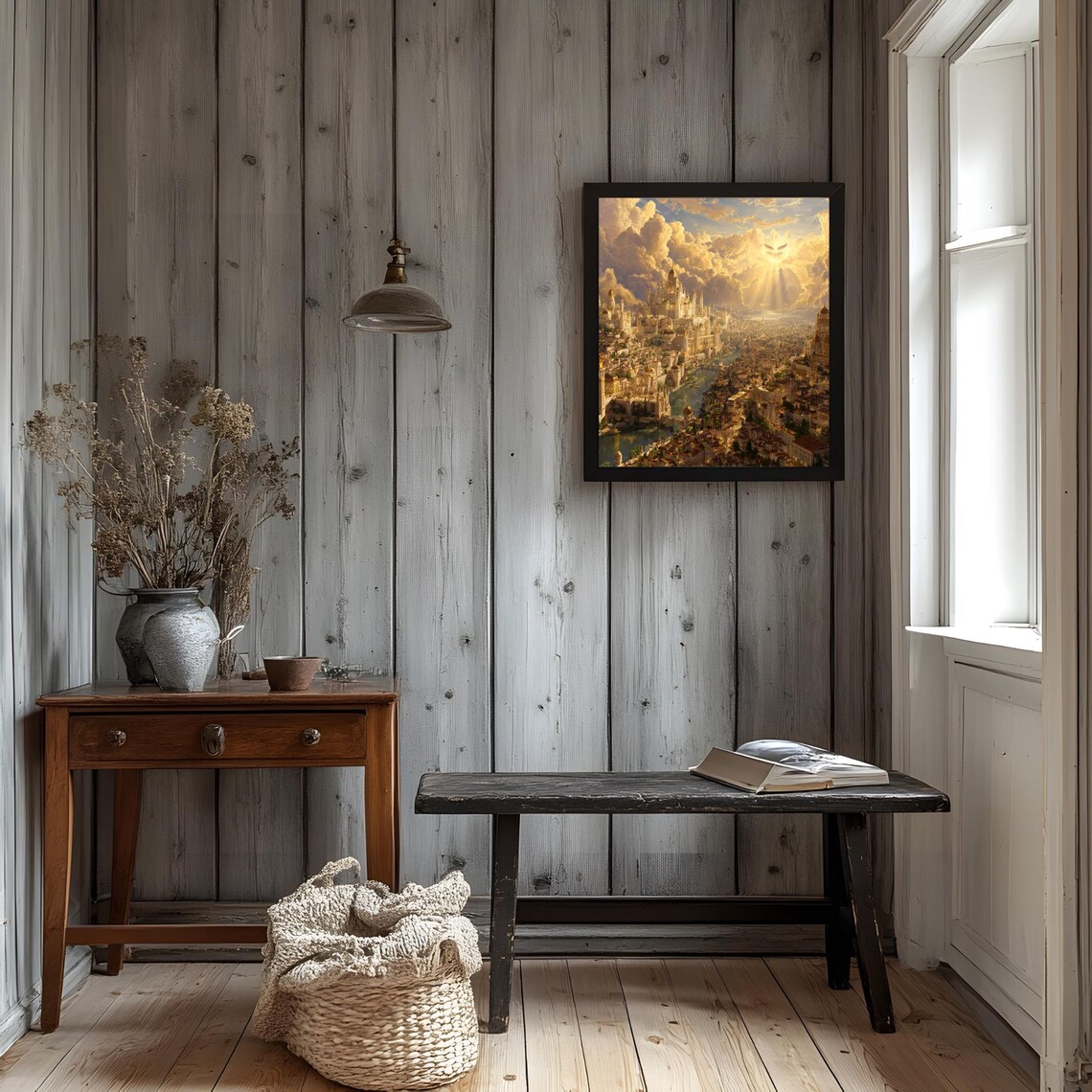 New Heaven and Earth Christian Wall Art: Revelation Vision (digital ...