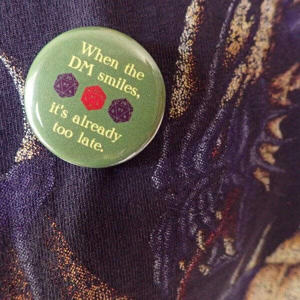 Dungeon Master Button - Etsy