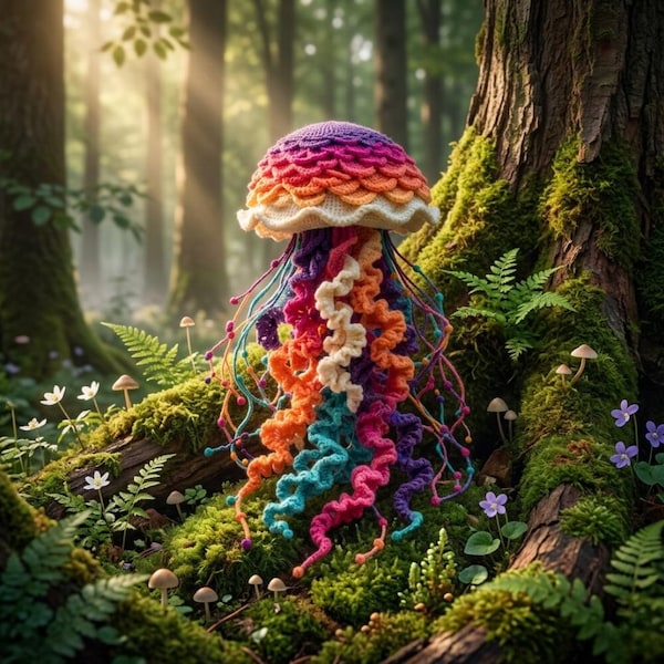 Rainbow Jellyfish - Etsy UK
