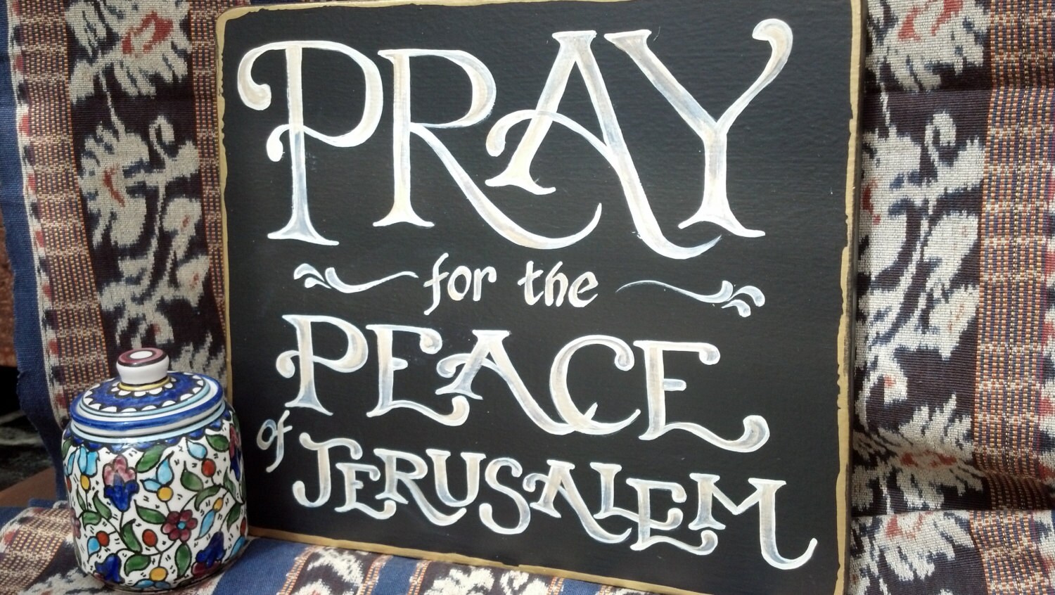 Pray for the Peace of Jerusalem Scripture Art - Etsy