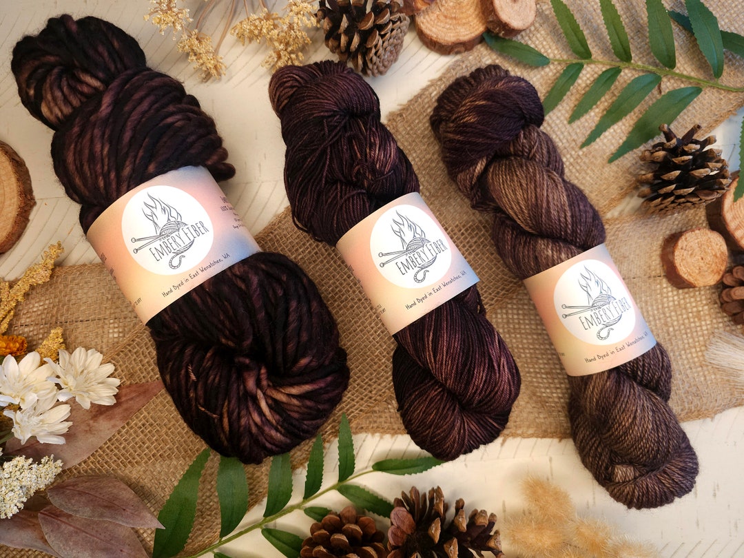 Timber Truffle - READY TO SHIP - Hand Dyed Yarn - 6 Base Options ...