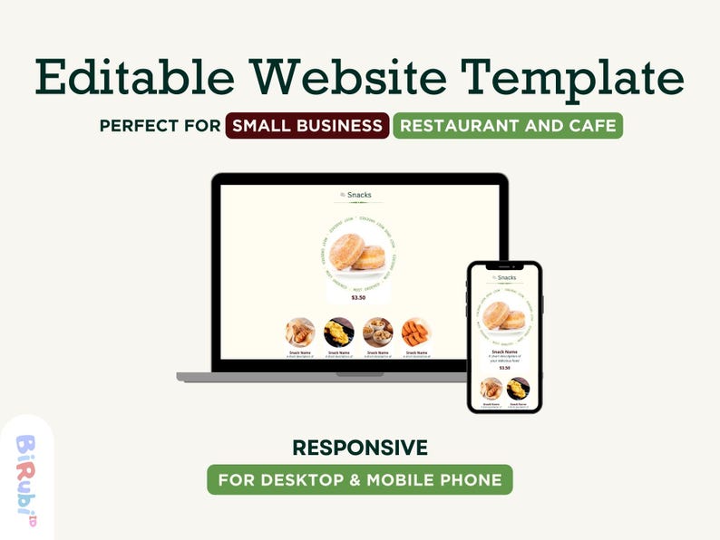 Editable QR Code Menu Website Template: Restaurant, Cafe Canva Design ...