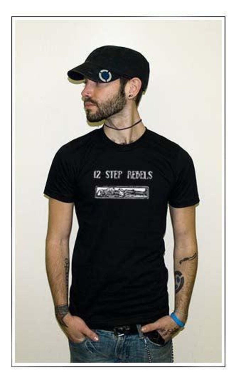 12 Step Rebels Punk Rock Psychobilly Retro T-shirt – Emo Vintage Band ...
