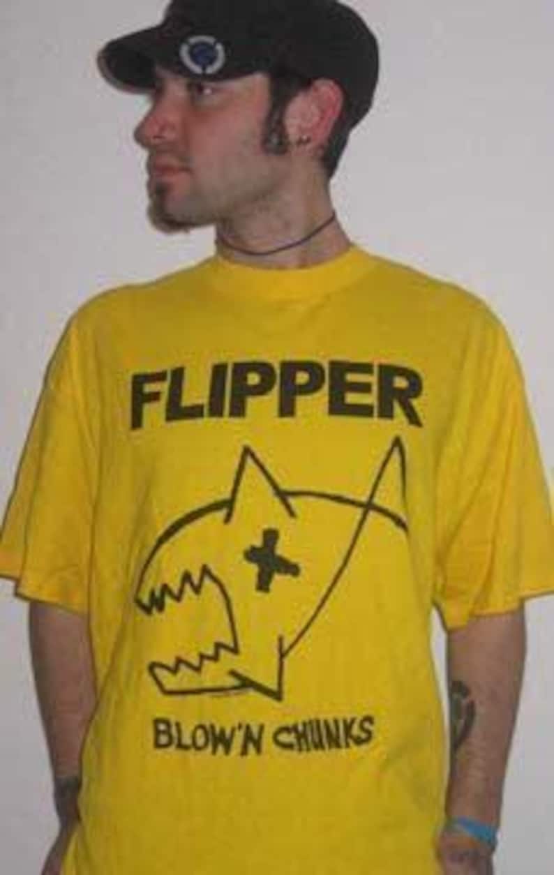 Flipper Blowin' Chunks Punk Rock Band Nirvana Influence T-shirt - Etsy
