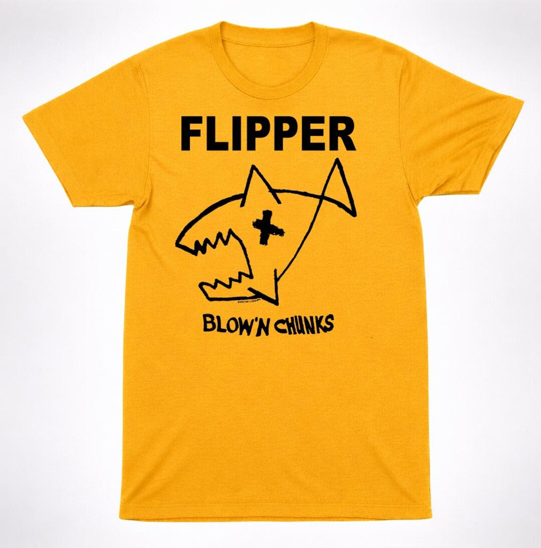 Flipper Blowin' Chunks Punk Rock Band Nirvana Influence T-shirt - Etsy