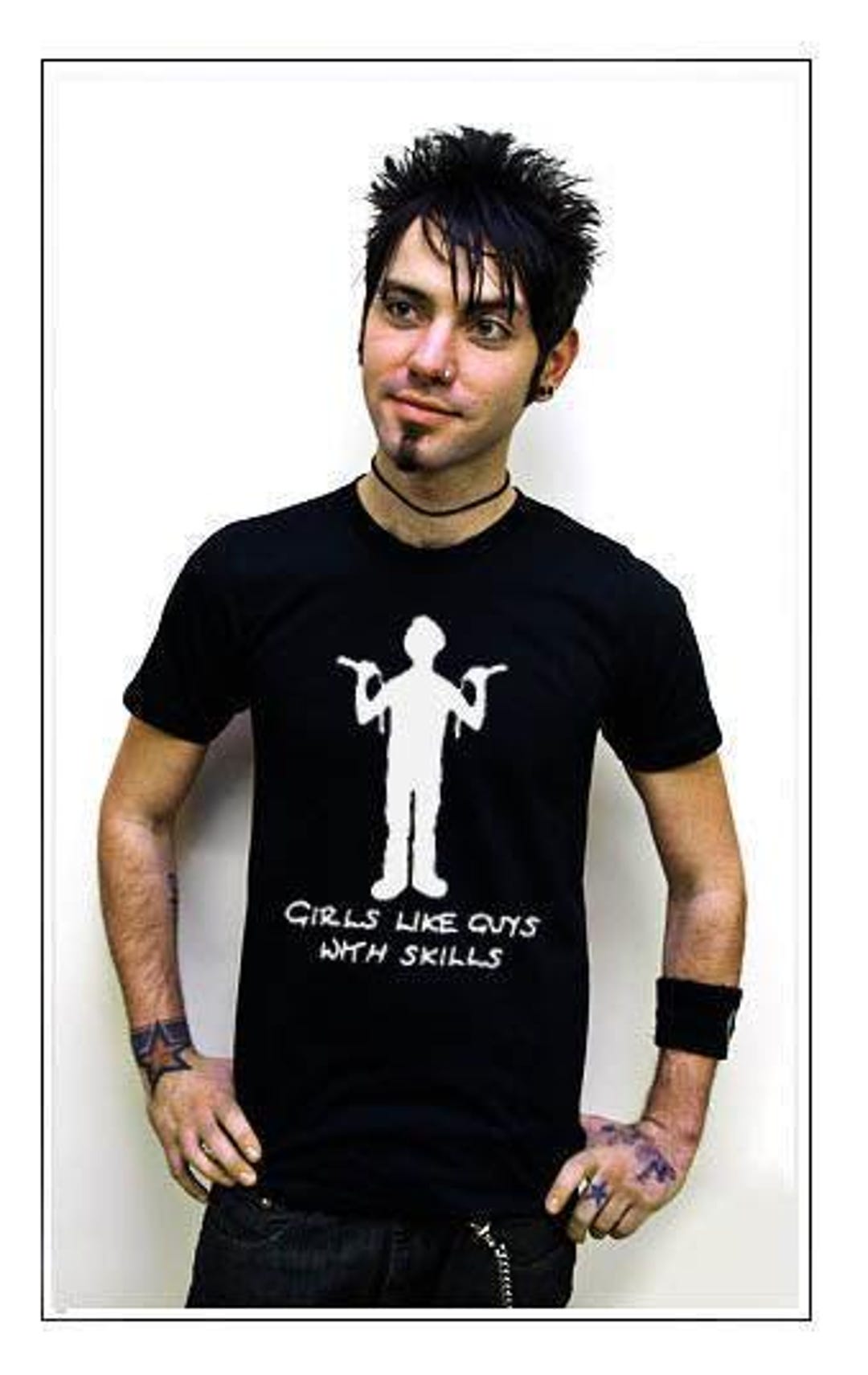 Girls Like Guys With Skills – Funny Nerd Ninja Emo T-shirt - Etsy