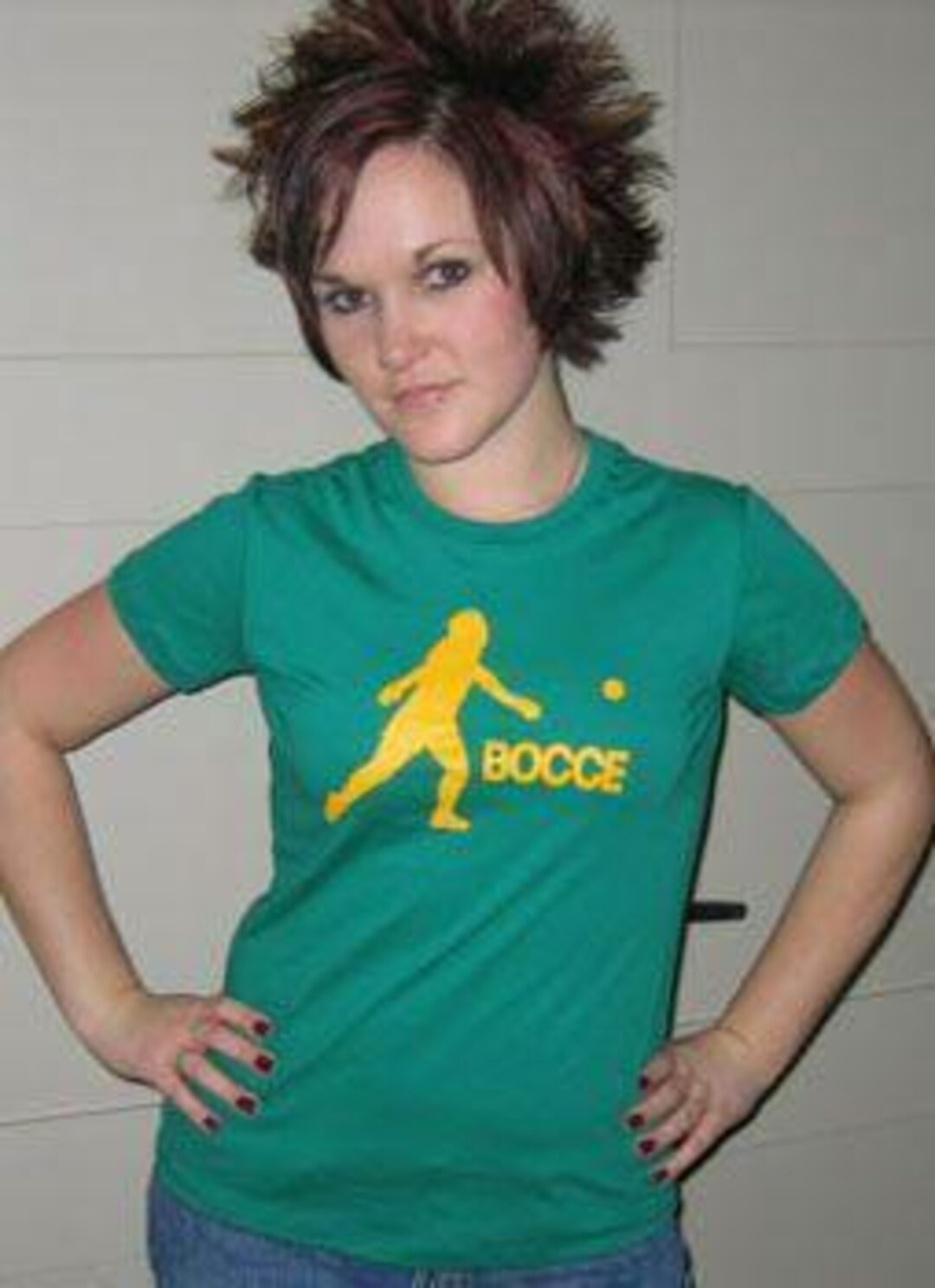 Bocce Ball Sport Retro Emo T-shirt – Napoleon Dynamite Vintage Hipster ...