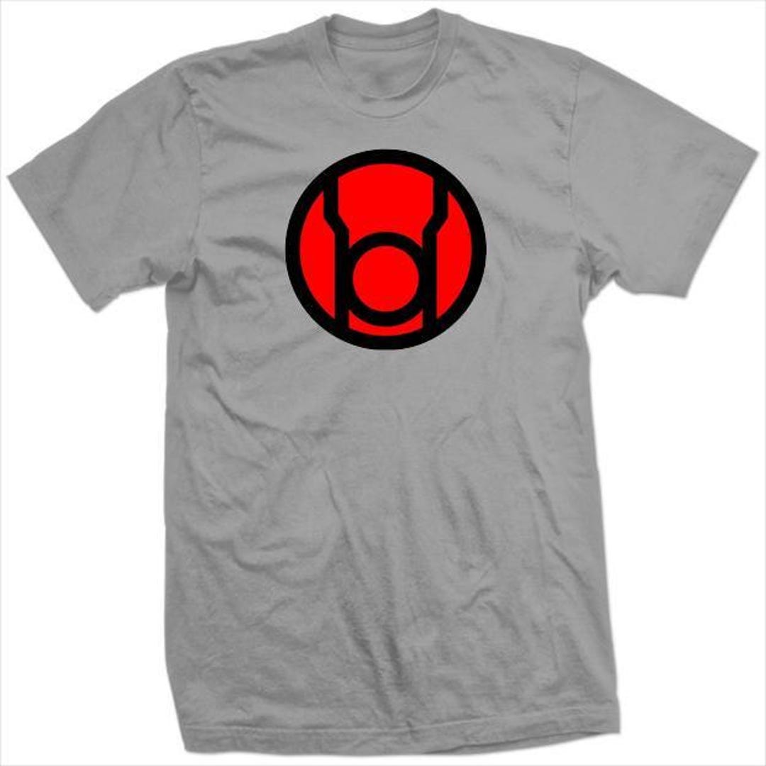 Red Lantern Corps Symbol Shirt | Red Lantern Emblem Tee | Rage Power ...