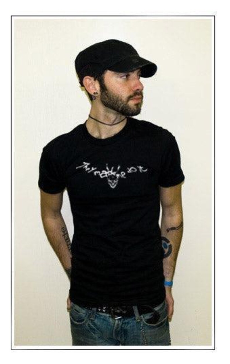 Donnie Darko Frank – "they Made Me Do It" Cult Classic Emo T-shirt - Etsy