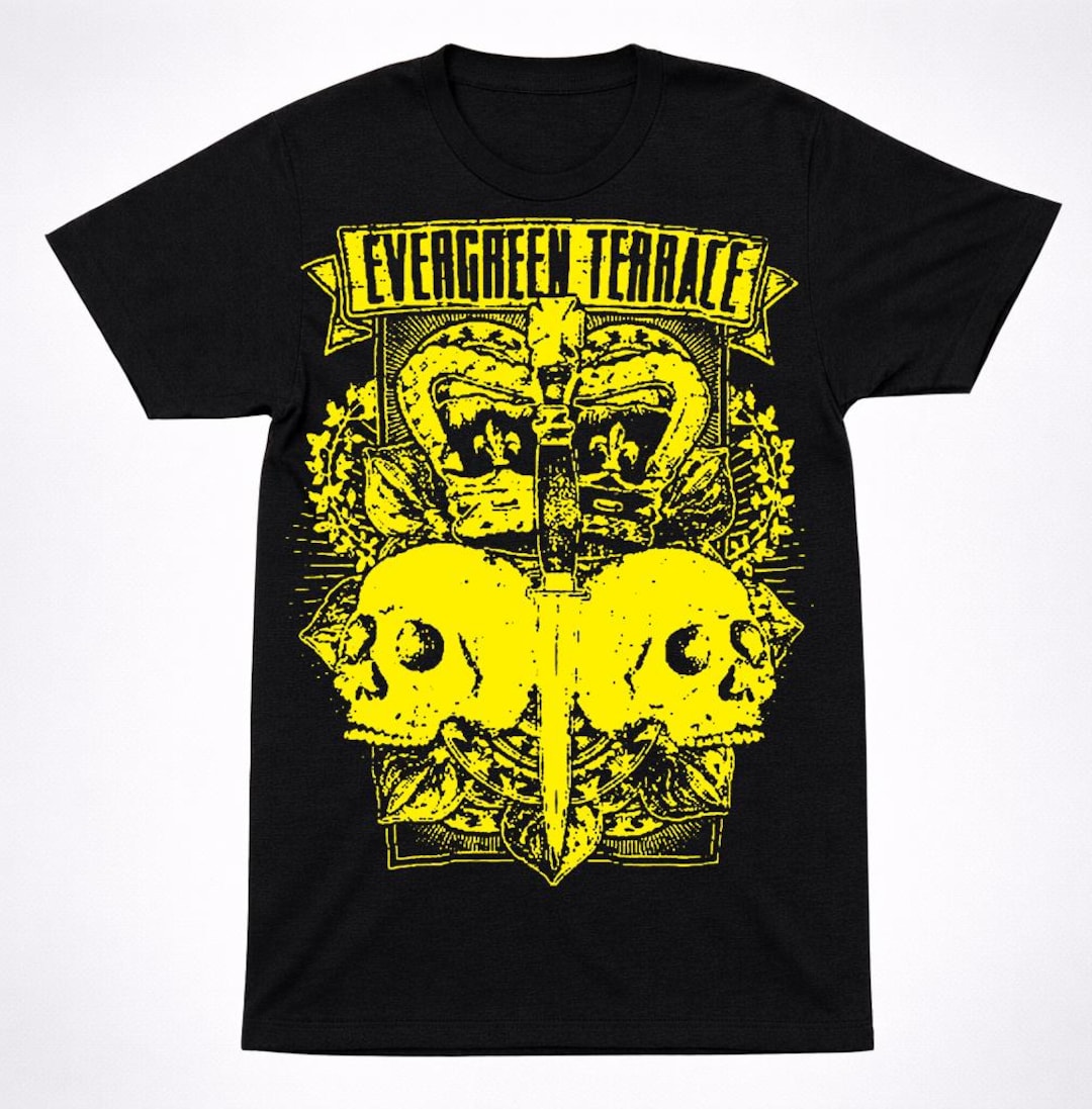 Evergreen Terrace Hardcore Metal Band Tour T-shirt - Etsy