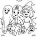 Halloween Coloring Pages for Kids and Adults: Family Activity (12 Pages ...