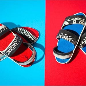 South African Hand-made Zulu Imbadada Sandals: Traditional Tyre Rubber ...