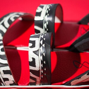 South African Hand-made Zulu Imbadada Sandals: Traditional Tyre Rubber ...