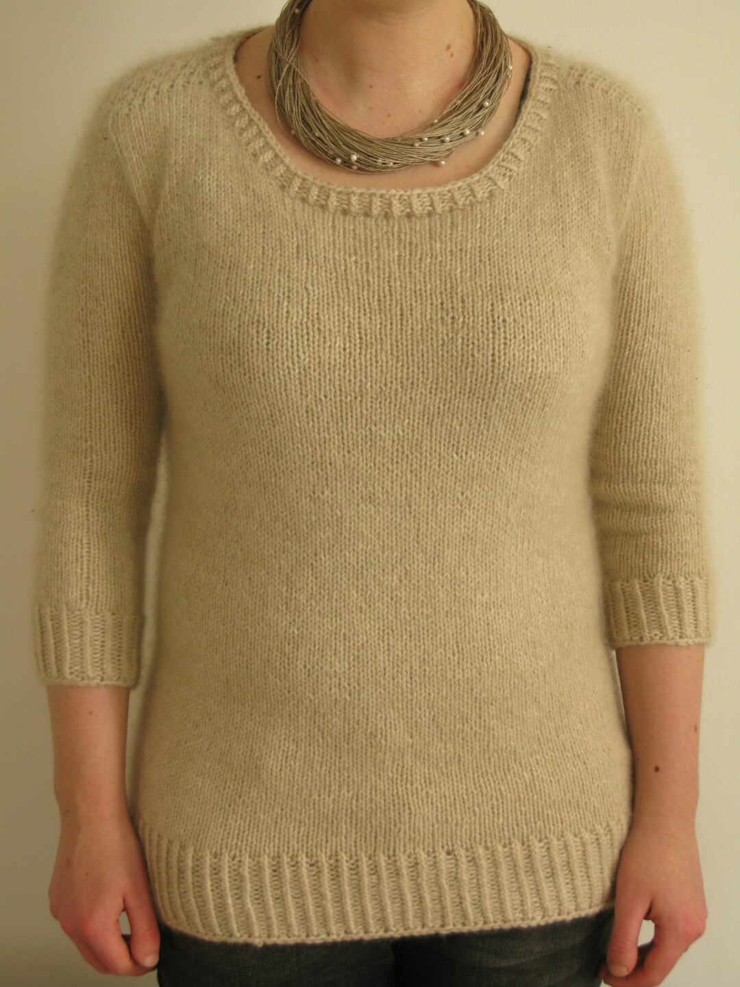 PATTERN Classic Fitted Sweater Pdf Download - Etsy
