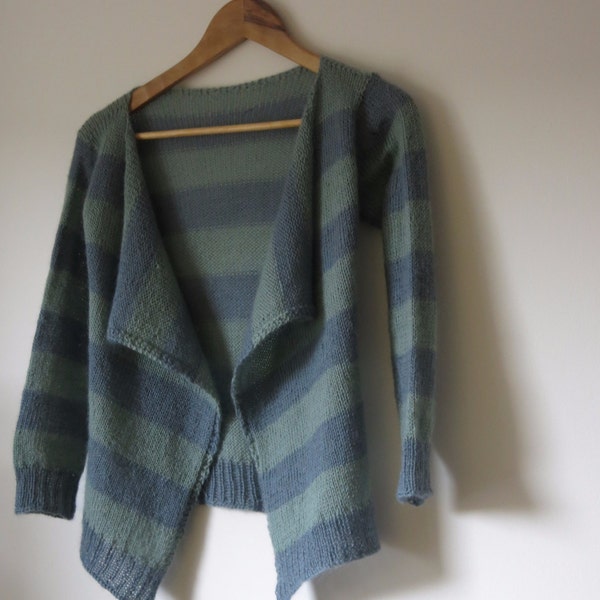 Drape Front Cardigan Pattern - Etsy