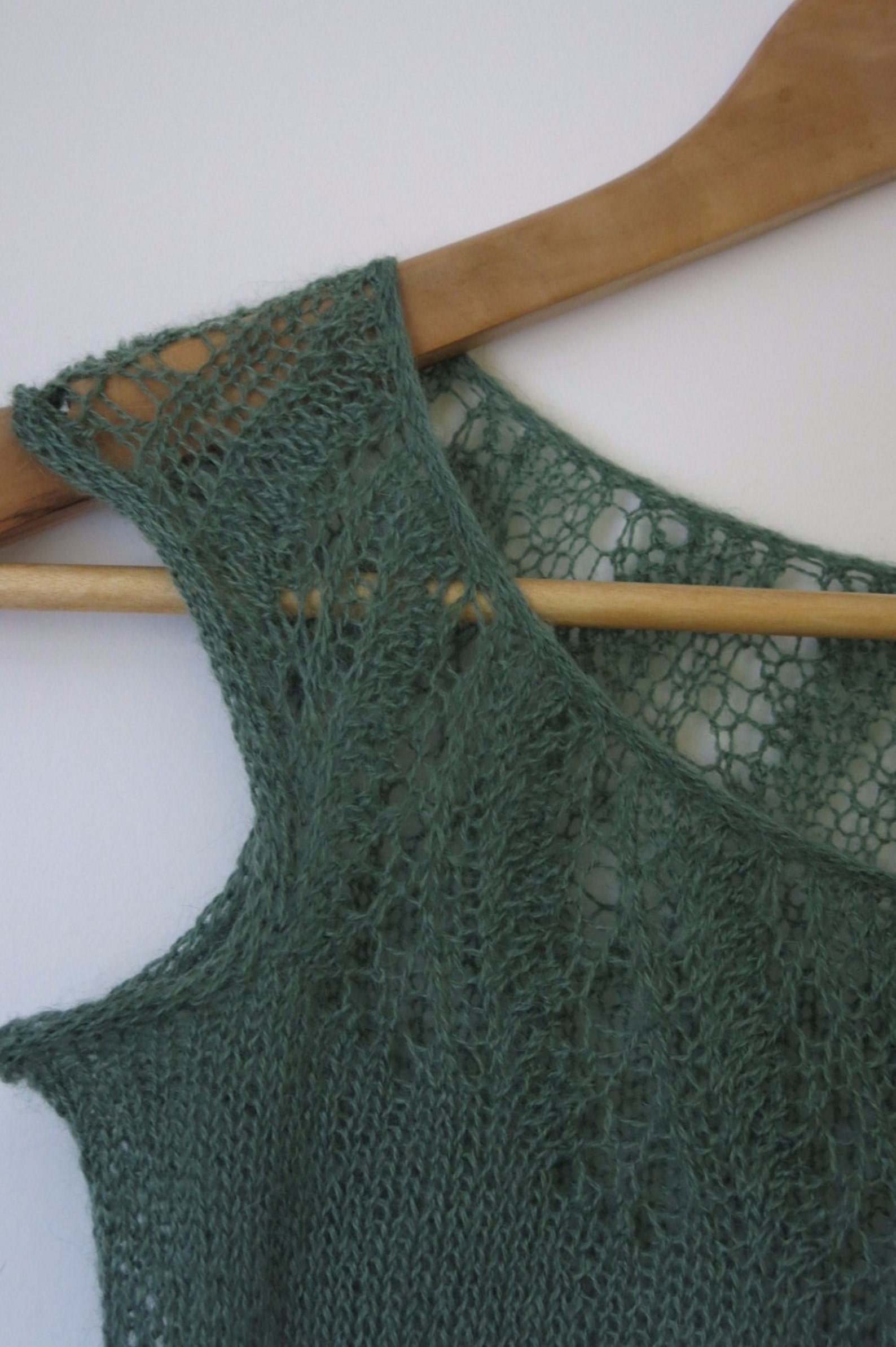 PATTERN Lace Tank Knitting Pattern Pdf/ Lace T-shirt Knitting Pattern ...