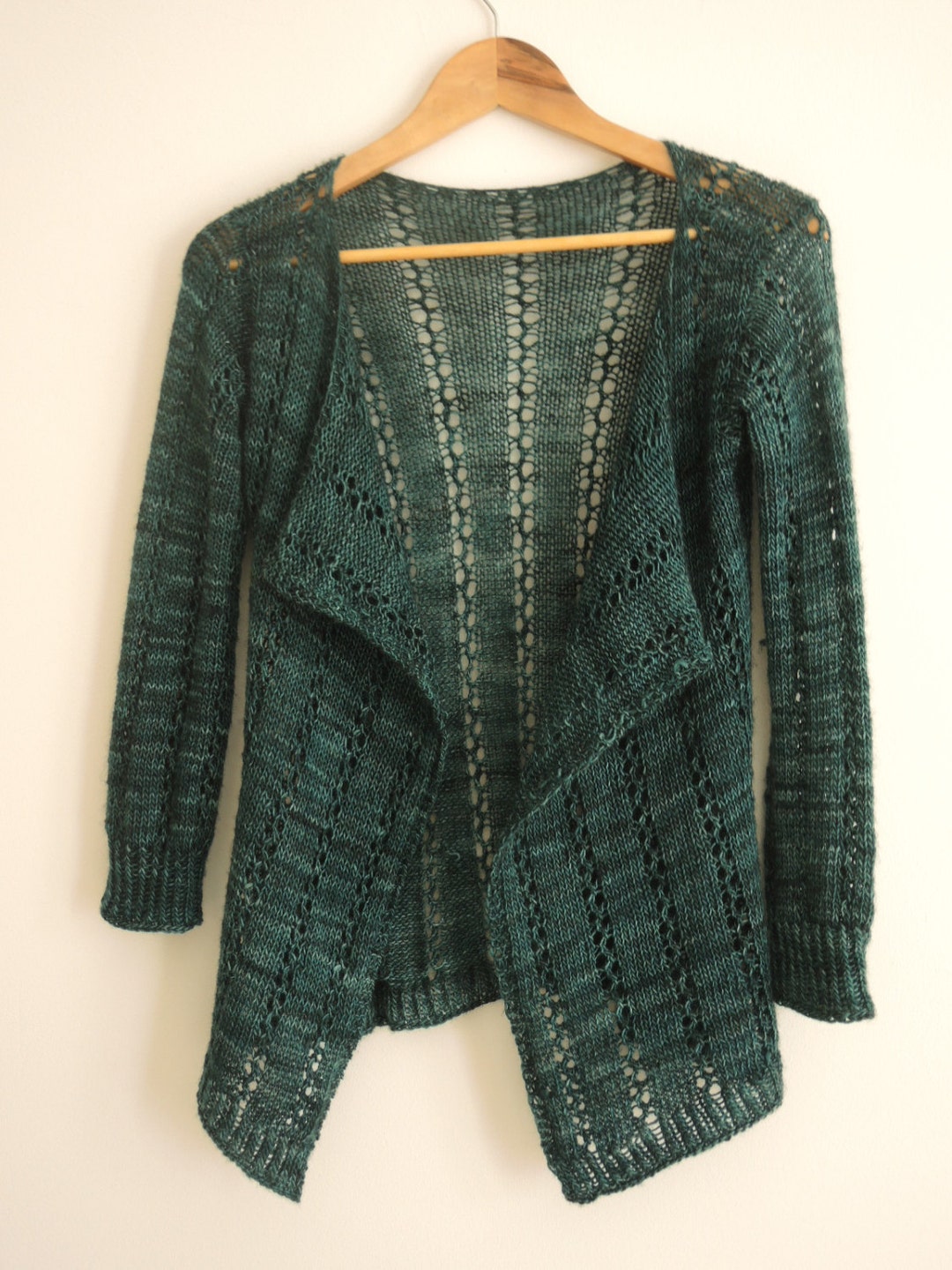 KNITTING PATTERN Cardigan Easy Lace Knitting Pattern Pdf - Etsy