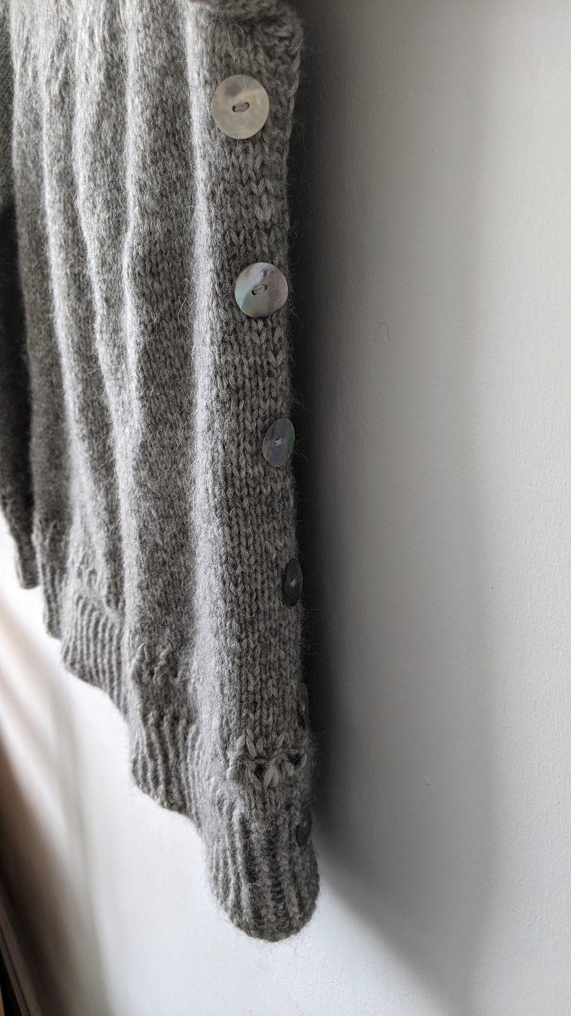 PATTERN Aran Weight Lace Yoke Sweater Knitting Pattern With - Etsy