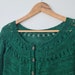 PATTERN Lace Yoke Cardigan Knitting Pattern Pdf/short and Long Sleeves ...