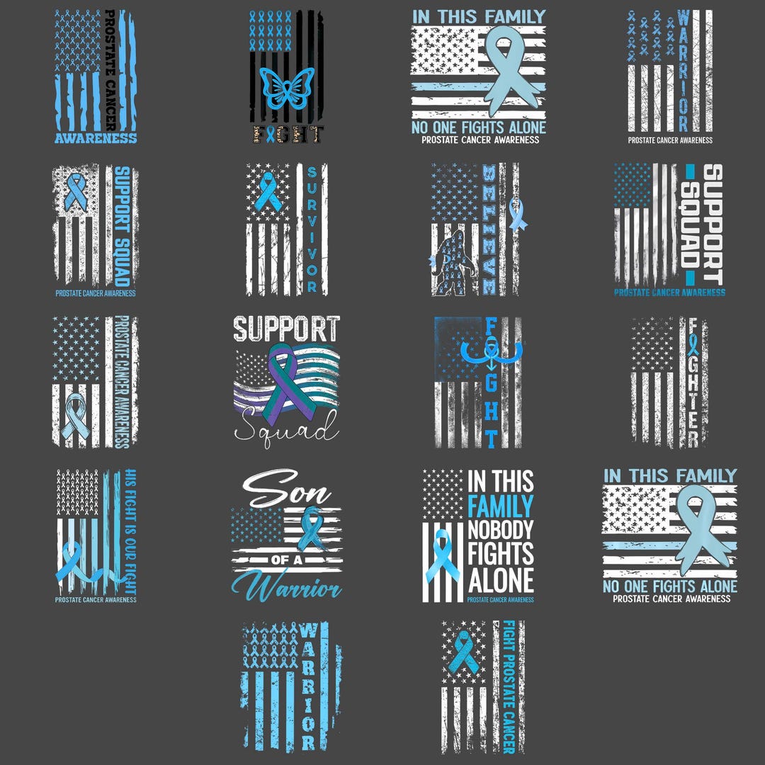 America Flag Prostate Cancer Awareness PNG, Blue Ribbon Men’s Health ...