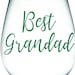 Best Grandad, Family - Vinyl Sticker Decal Label for Glasses, Mugs ...