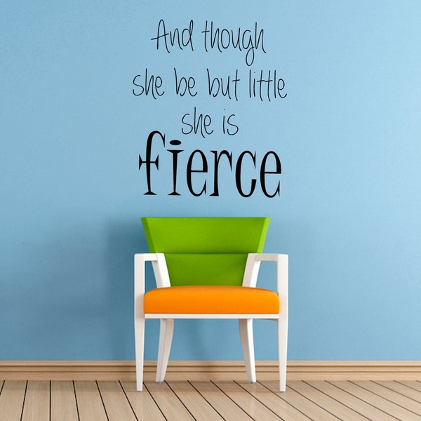 She is Fierce Decal - Etsy