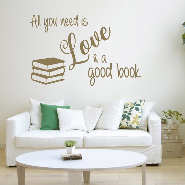 All You Need is Love Wall Decal - Etsy
