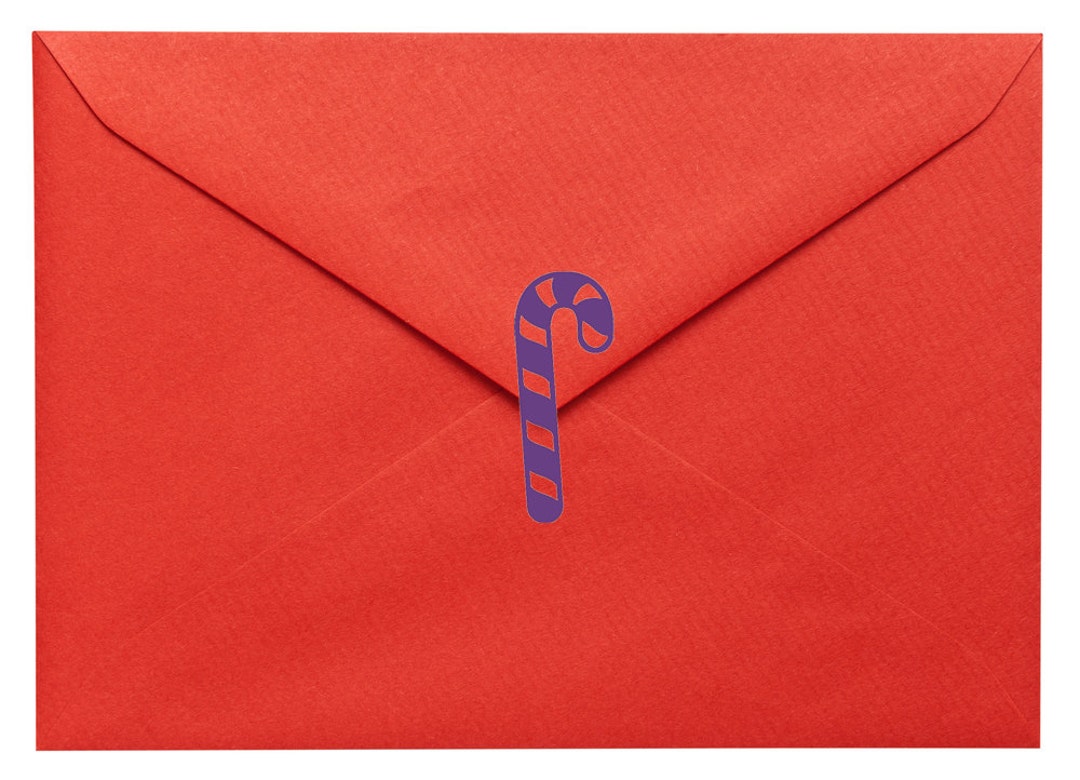 20 X Vinyl Candy Cane Stickers Decal Mural. Cardmaking - Etsy