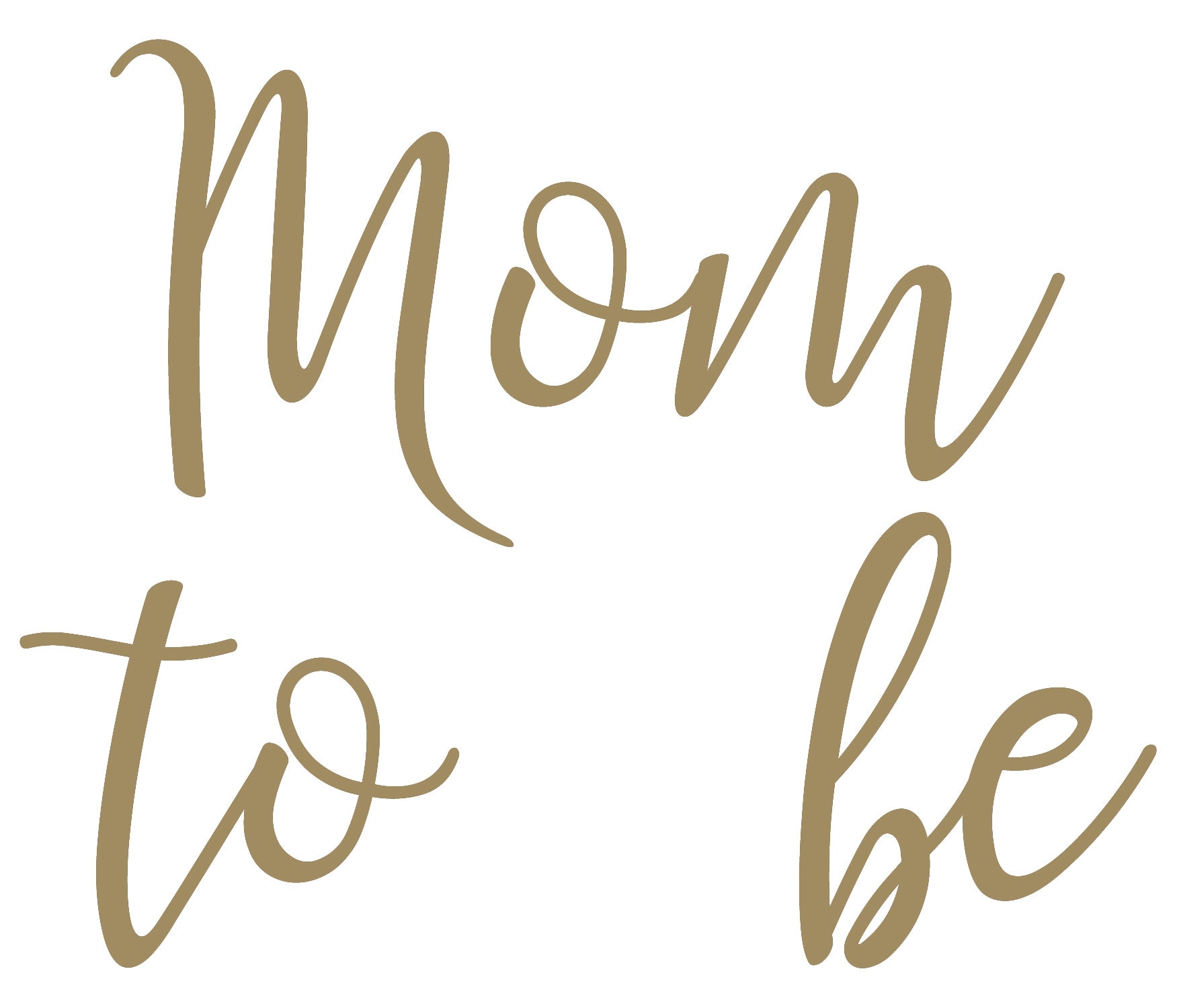 Mom to Be Vinyl Sticker Decal Labels for Glasses Mugs. | Etsy