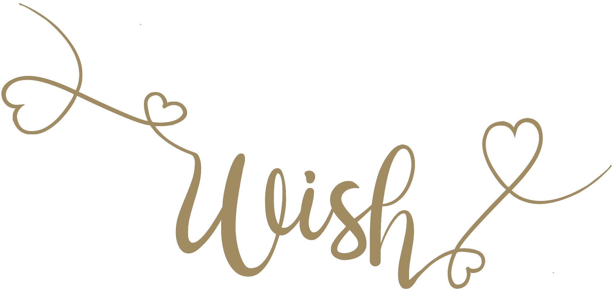 Wish Quote Vinyl Wall Art Sticker Decal Mural Bedroom | Etsy