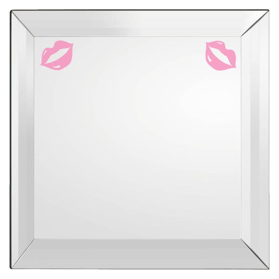 20 X Vinyl Lips Shaped Stickers Decal Mural. Cardmaking | Etsy