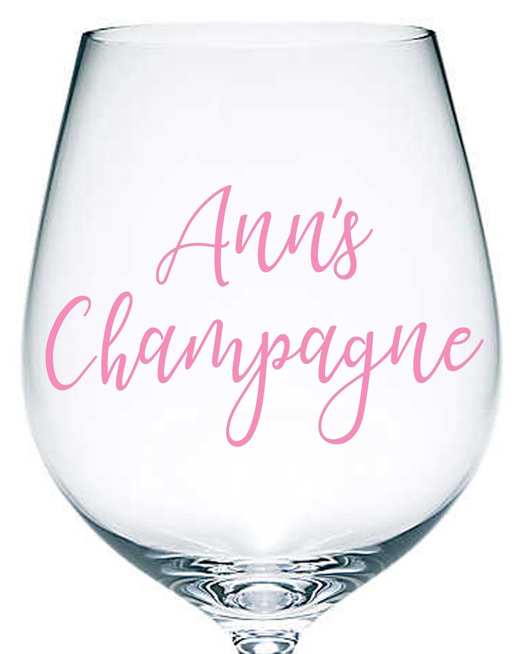 Personalised Champagne Vinyl Sticker Decal Transfer Label for Wine ...