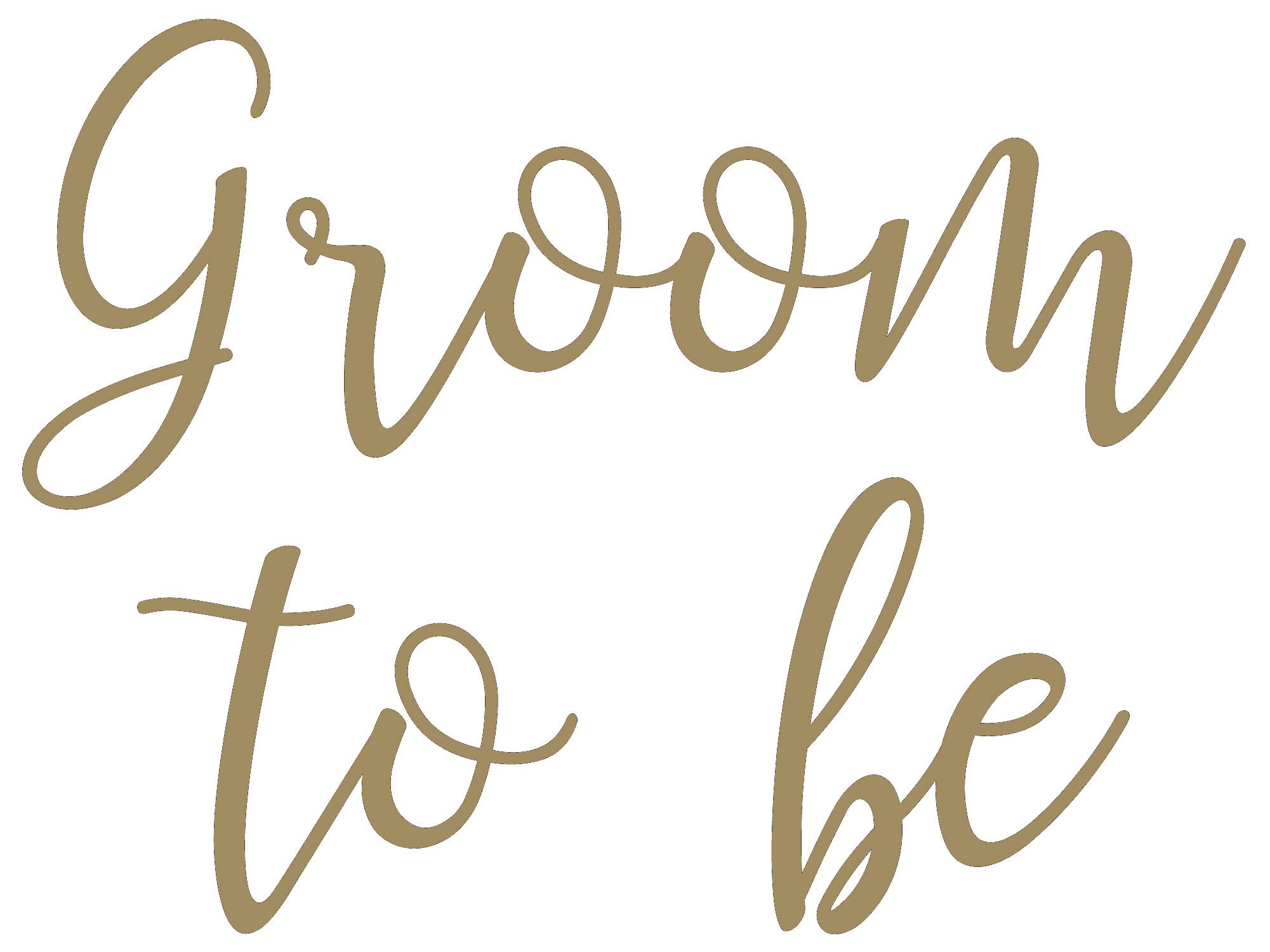 Groom to Be Vinyl Sticker Decal Labels for Glasses Mugs. - Etsy