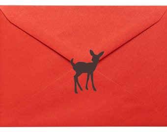 Deer Mirror Decal - Etsy