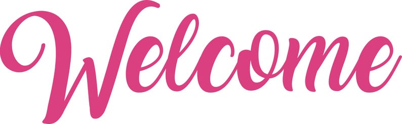 Welcome Quote Matt Vinyl Wall Art Sticker Decal Mural. Home, Wall Decor ...