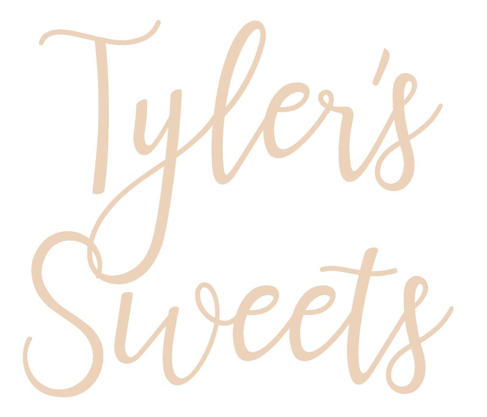 Personalised Sweets Vinyl Sticker Decal Transfer Label for Storage Jar ...
