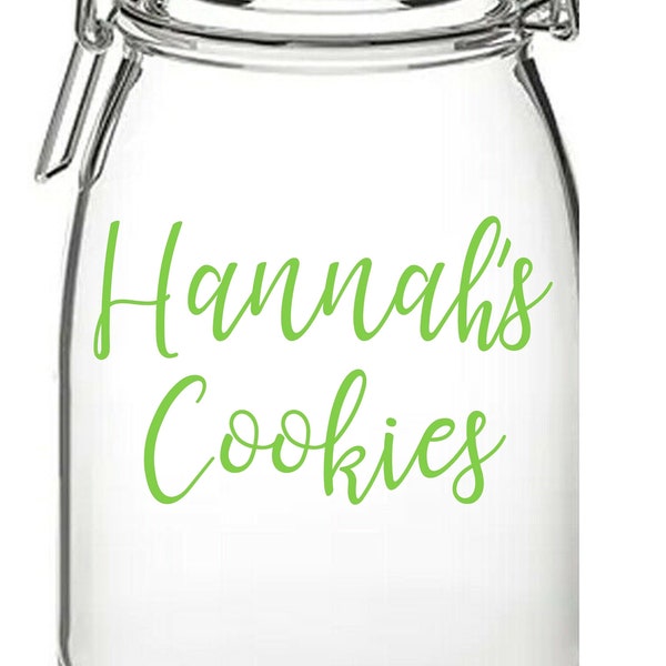 Personalised Biscuit Sticker - Etsy UK