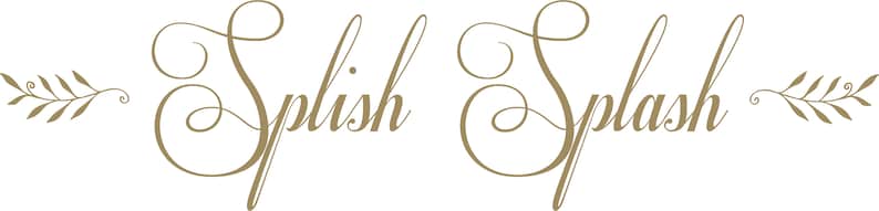 Splish Splash Quote Matt Vinyl Wall Art Sticker Decal Mural - Etsy