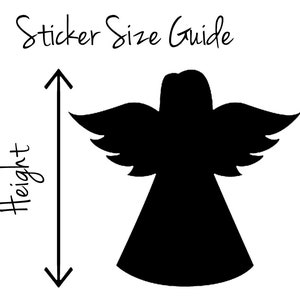 20 X Vinyl Angel Stickers Decal Mural. Cardmaking, Scrapbooking ...