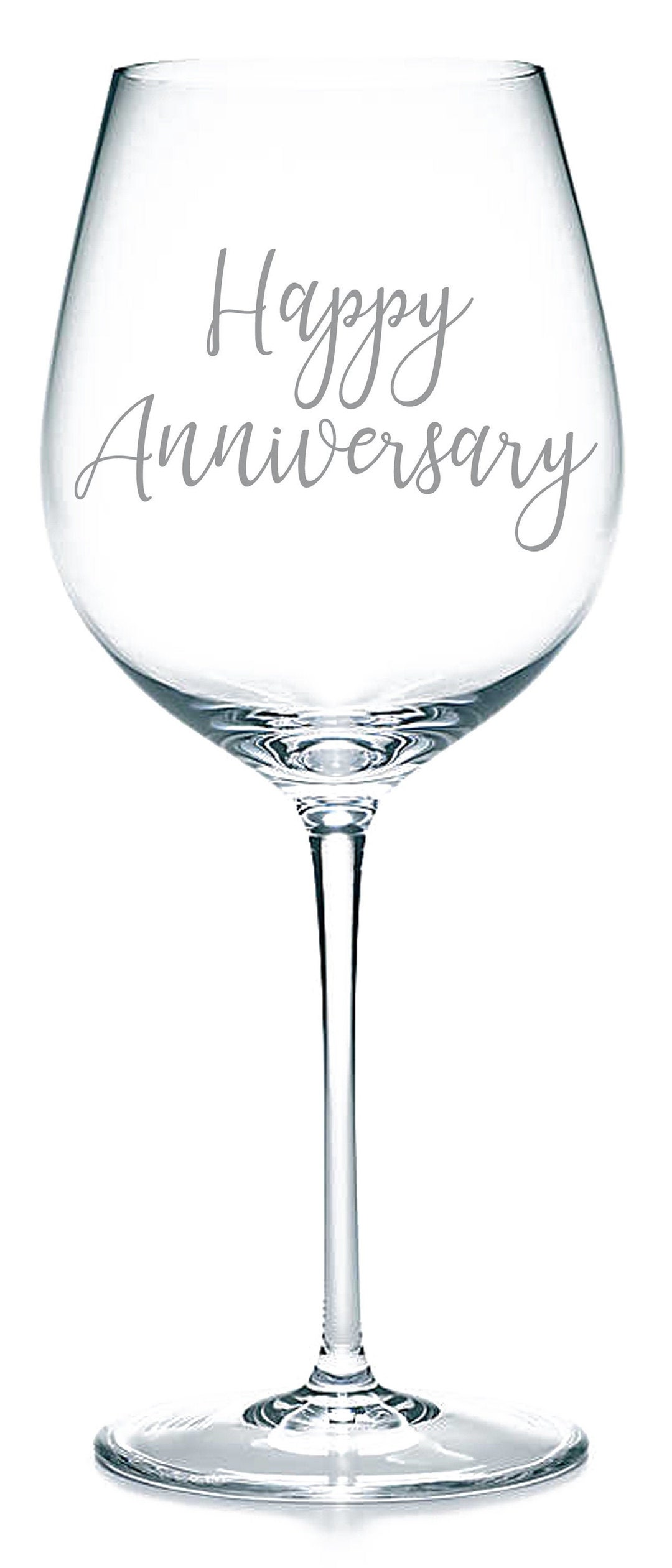 Happy Anniversary - Vinyl Sticker Decal Transfer Label for Glasses ...