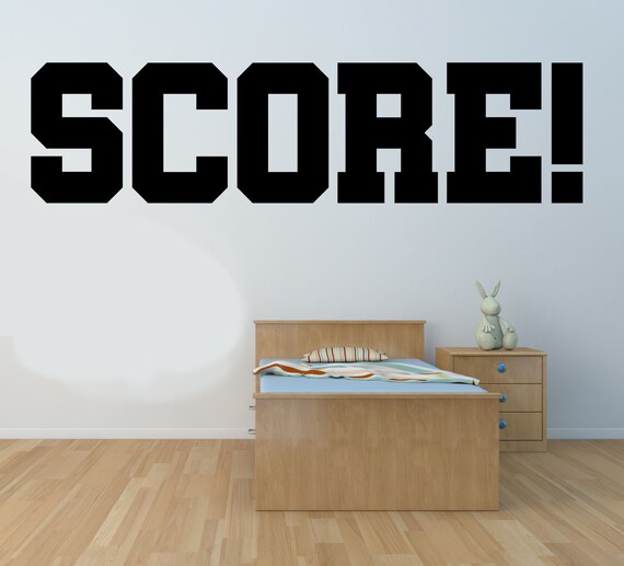 Score Quote Vinyl Wall Art Sticker Decal. Home Wall Decor. | Etsy