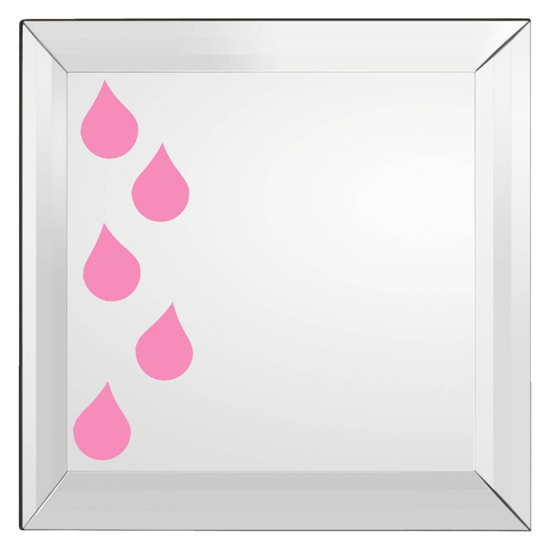 20 X Vinyl Teardrop/raindrop Stickers. Cardmaking, Crafting, Playroom ...