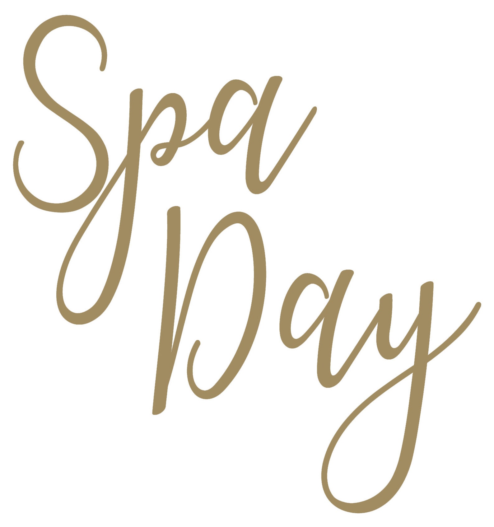 Spa Day Vinyl Sticker Decal Labels for Glasses Mugs. | Etsy