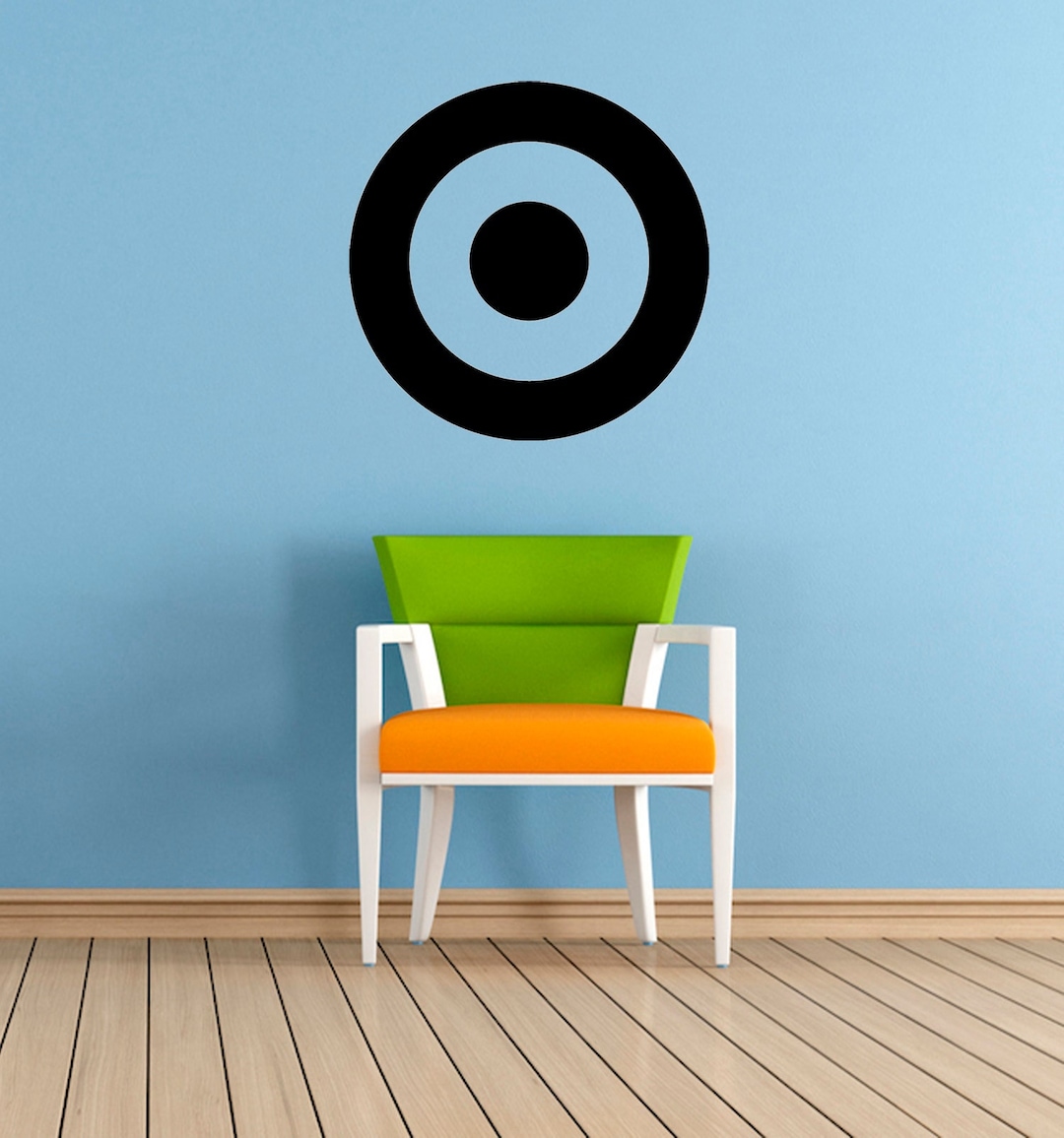 Large Target, Bullseye Decorative Vinyl Wall Art Sticker Decal Mural ...