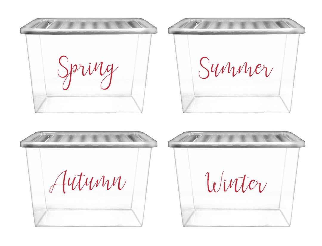 4 Seasons - Spring, Summer, Autumn, Winter - Vinyl Sticker Decal ...