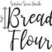 Self-raising Flour, Plain Flour, Bread Flour - Vinyl Sticker Decal ...