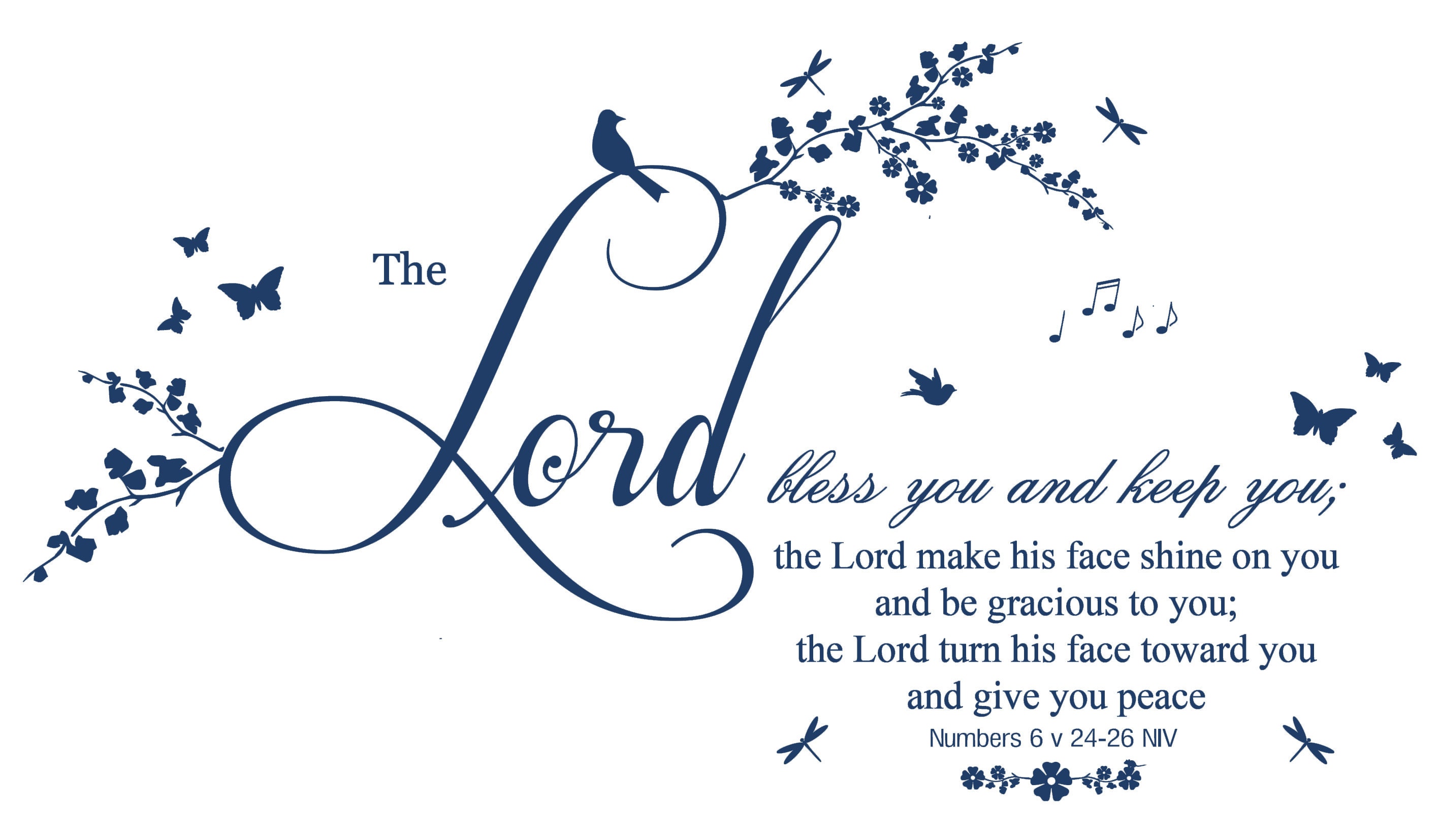 Numbers 6 V 24 26 NIV Christian Bible Verse Quote Vinyl Wall Etsy Numbers 6 V 24 26 NIV Christian Bible Verse Quote Vinyl Wall Etsy