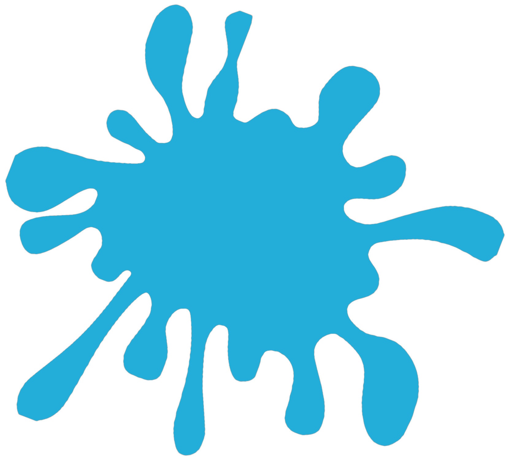 Large Paint Splat Decorative Vinyl Wall Art Sticker Decal - Etsy