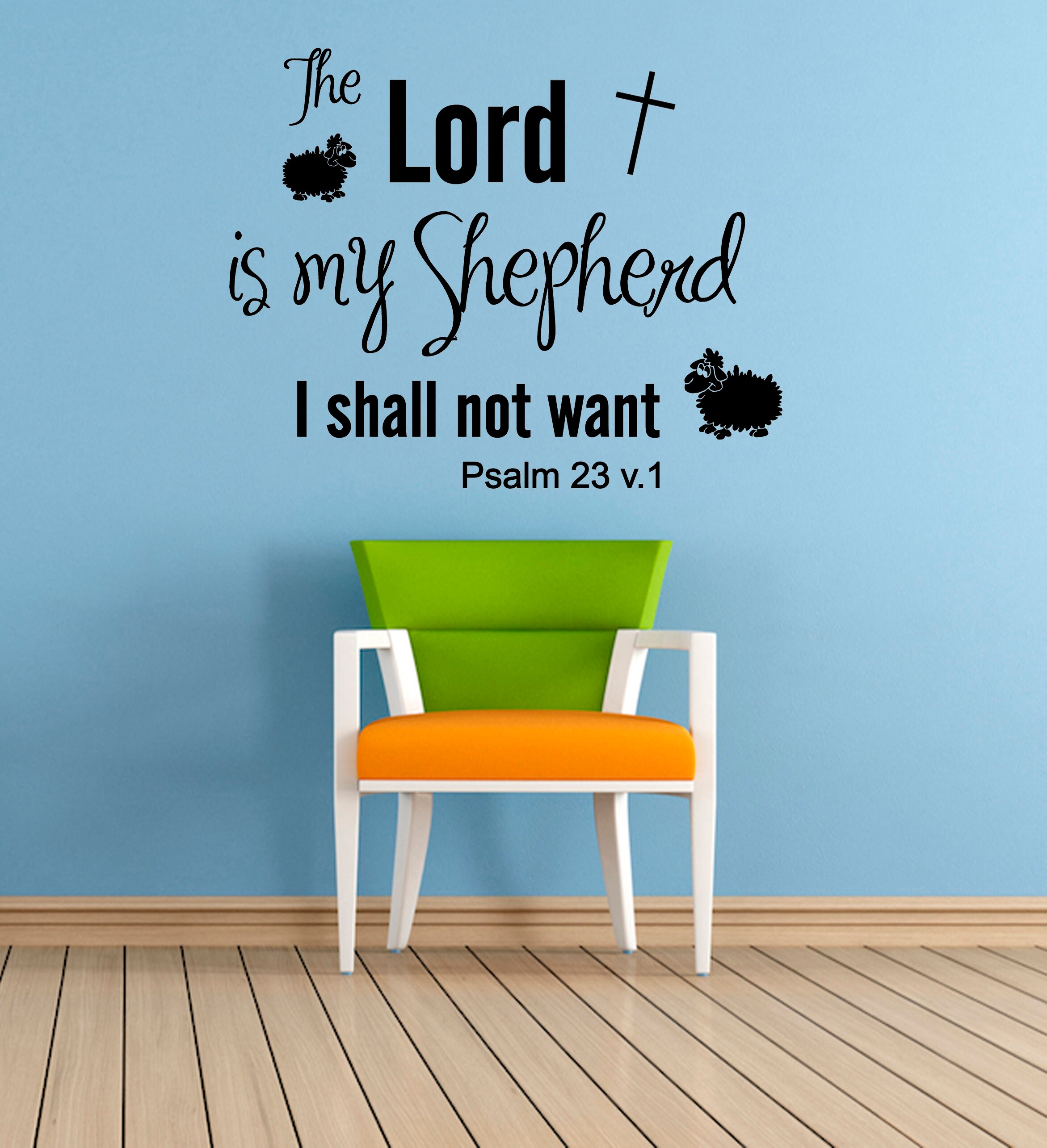 Psalm 23 NIV Christian Bible Verse Quote the Lord is My - Etsy UK